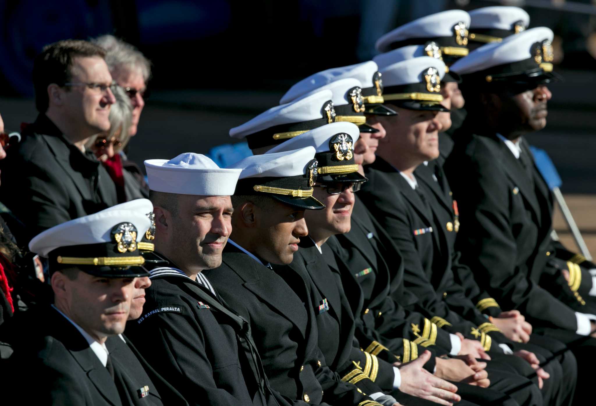 Warship named for Mexico-born Marine