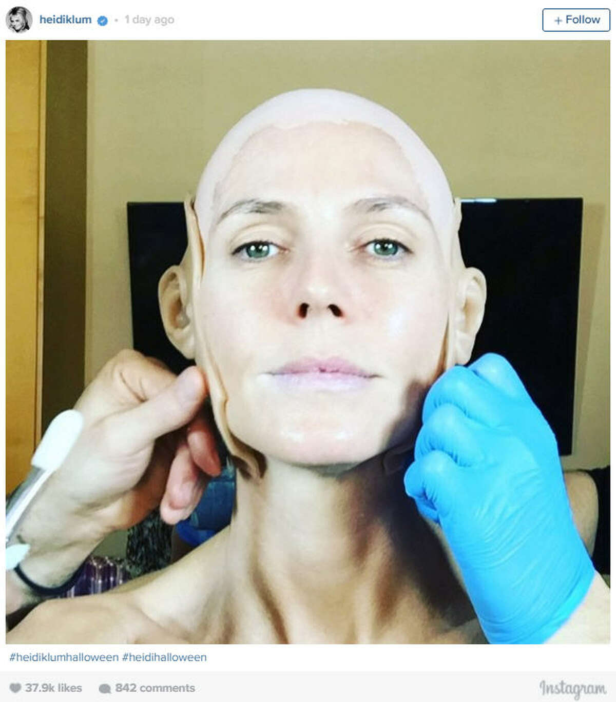 Heidi Klum's amazing transformation into Jessica Rabbit will blow your mind