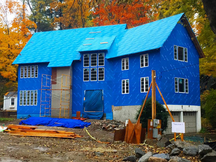 Big Blue House utilizes latest in home building technology
