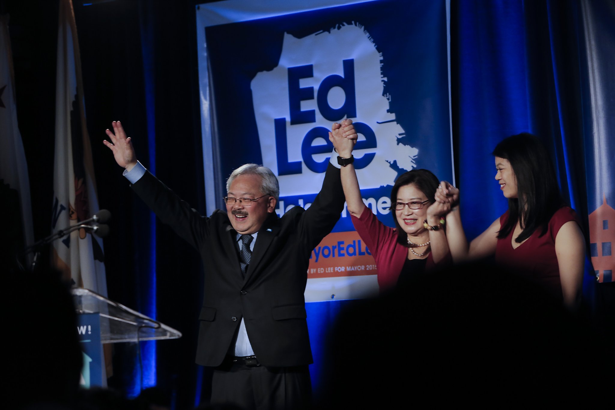 S.F. Mayor Ed Lee easily re-elected to 2nd 4-year term