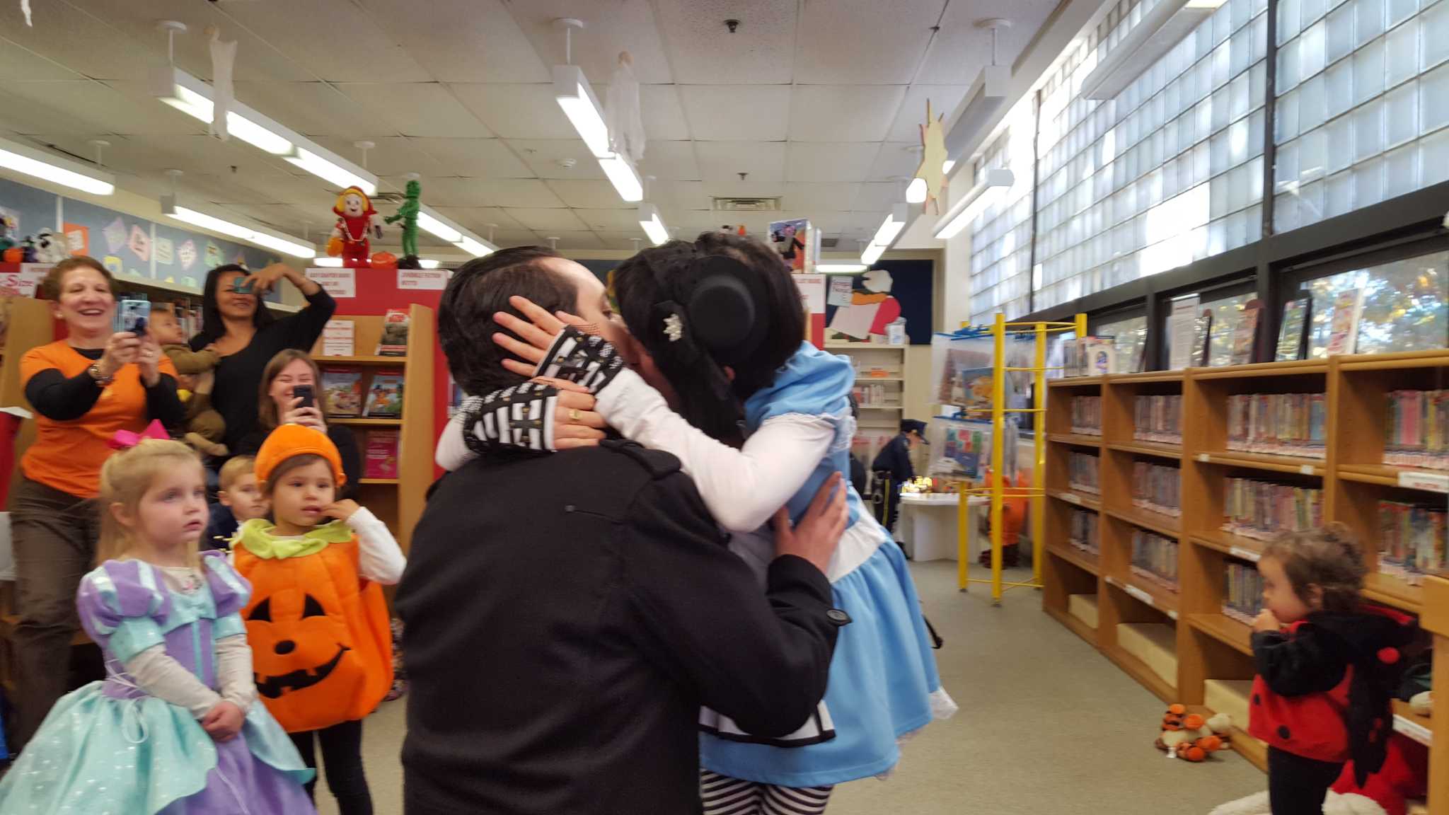Library story hour has a romantic ending