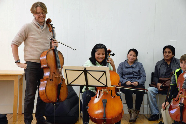 GAE brings Haven String Quartet in to work with Greenwich kids