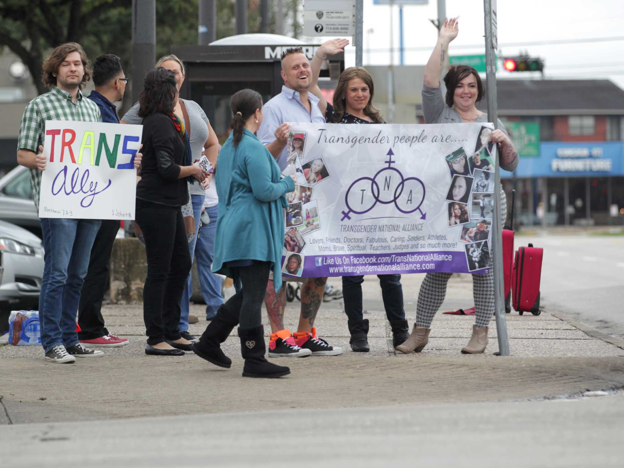 Transgender community holds rally in Montrose