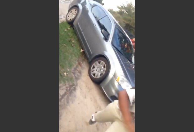 Teenage girl gets run over by car during street fight