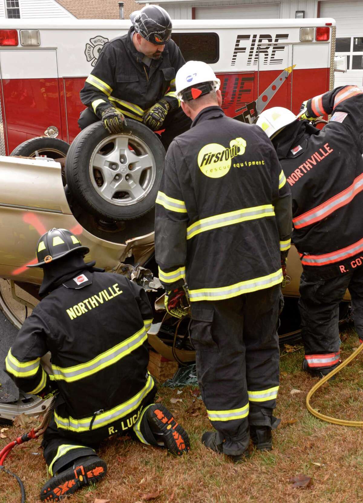 Area firefighters train on new equipment