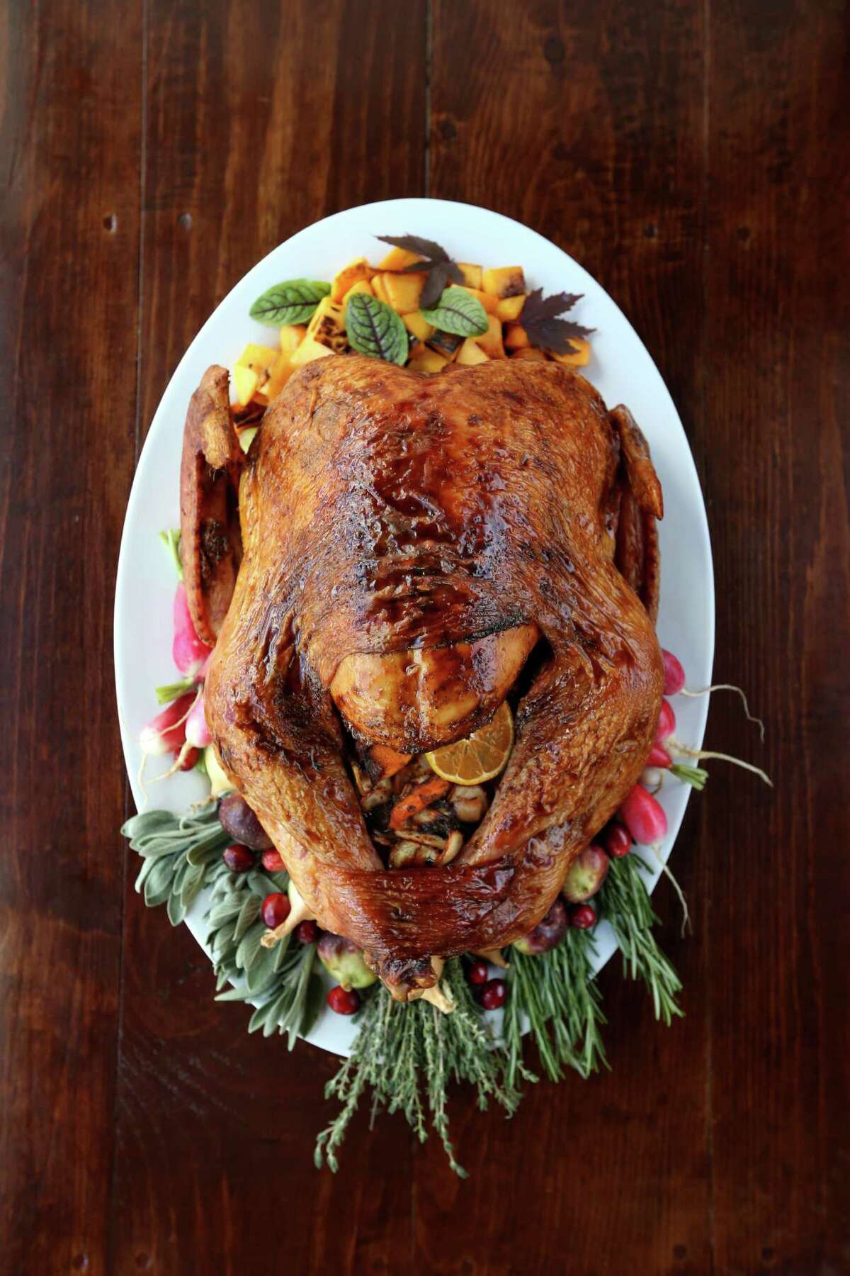 Thanksgiving turkey that gobbles with a Southern drawl