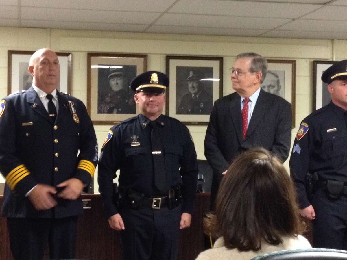 Two new Stamford police sergeants sworn in