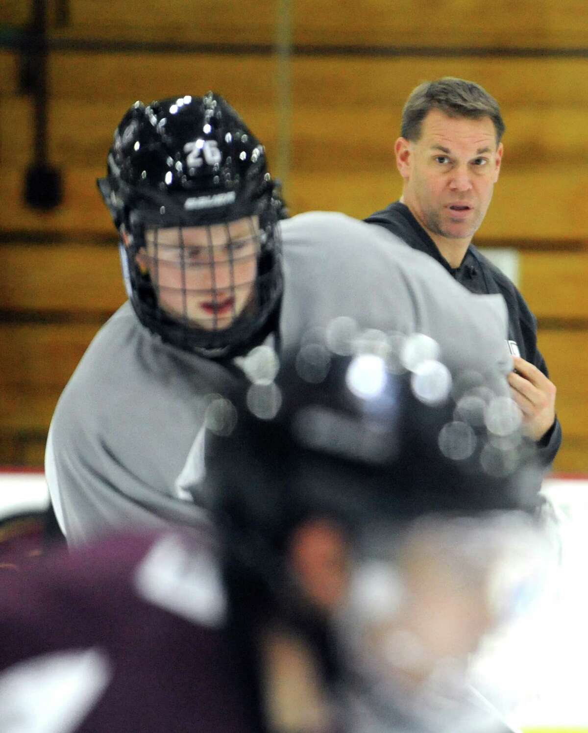Union hockey coach Rick Bennett pushes team to practice harder