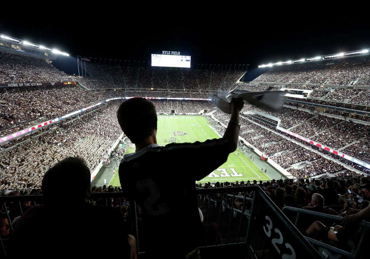 In College Station, find stadium, history and football-shaped sausage