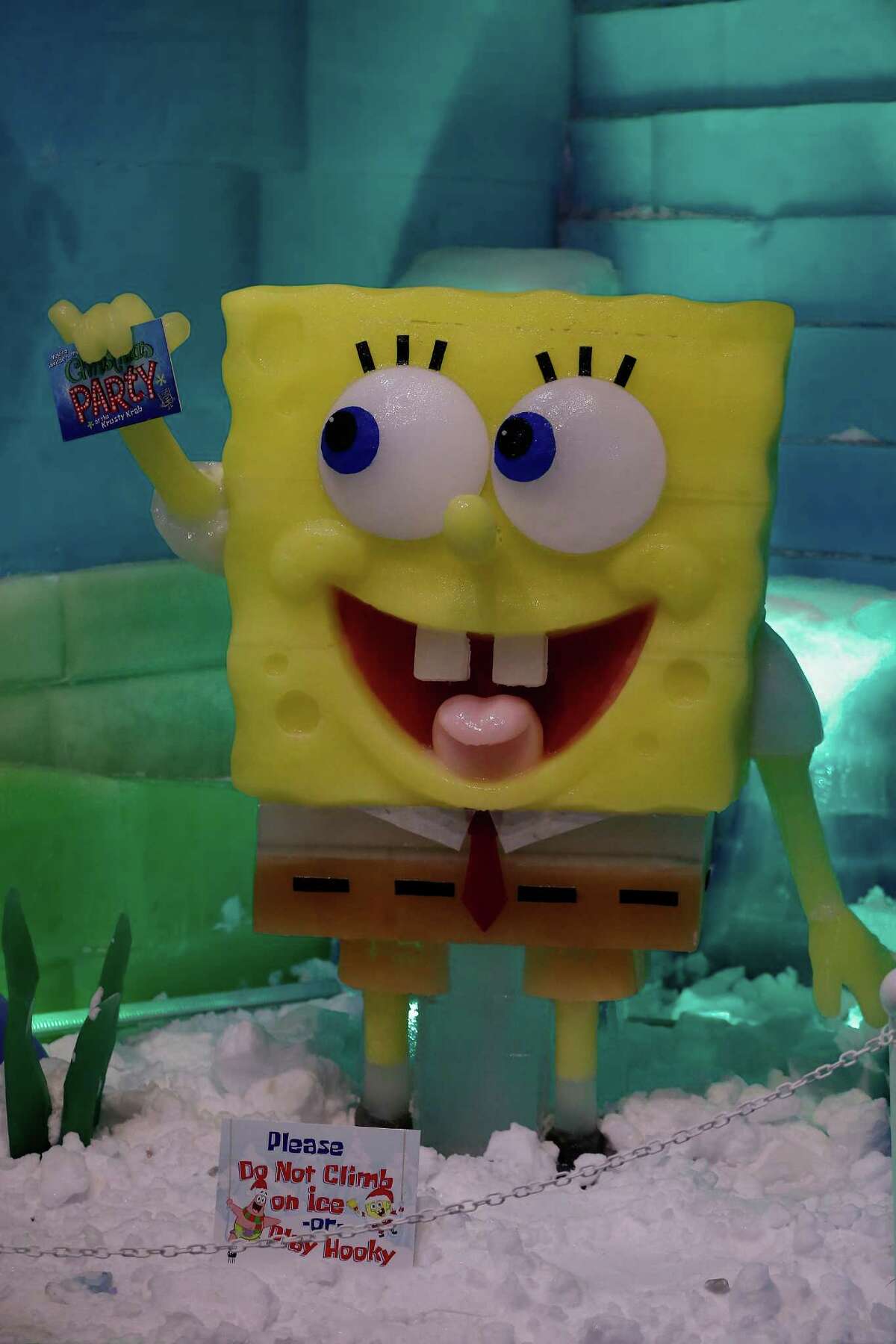 Galveston's Moody Gardens features SpongeBob at Ice Land