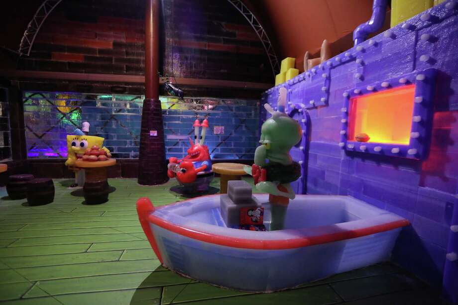 Galveston's Moody Gardens features SpongeBob at Ice Land - Houston ...