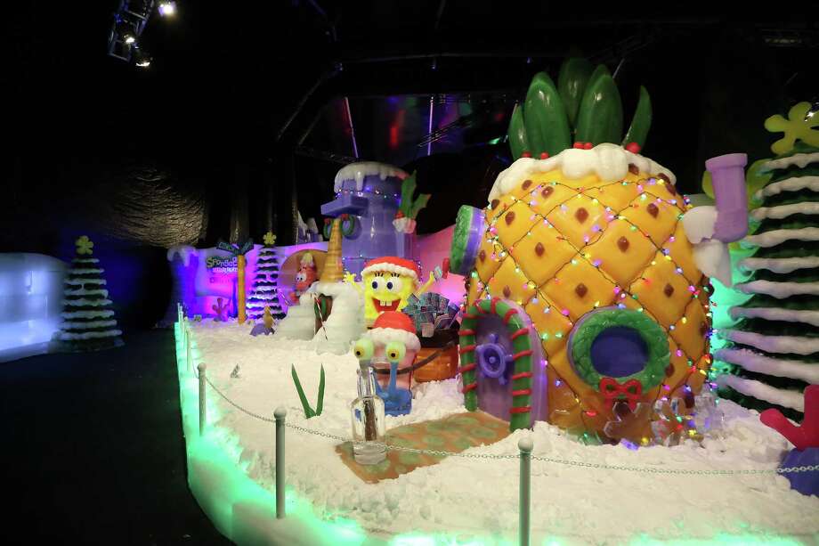 Galveston's Moody Gardens features SpongeBob at Ice Land - Houston ...