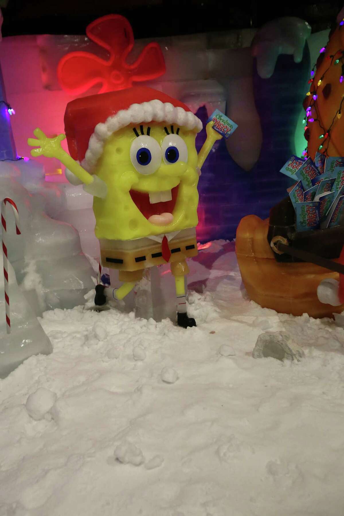 Galveston's Moody Gardens features SpongeBob at Ice Land
