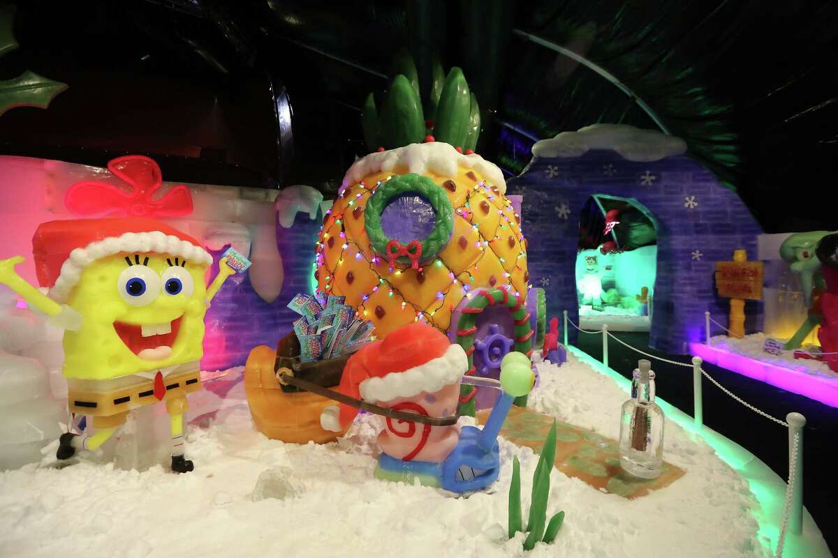 Galveston's Moody Gardens features SpongeBob at Ice Land