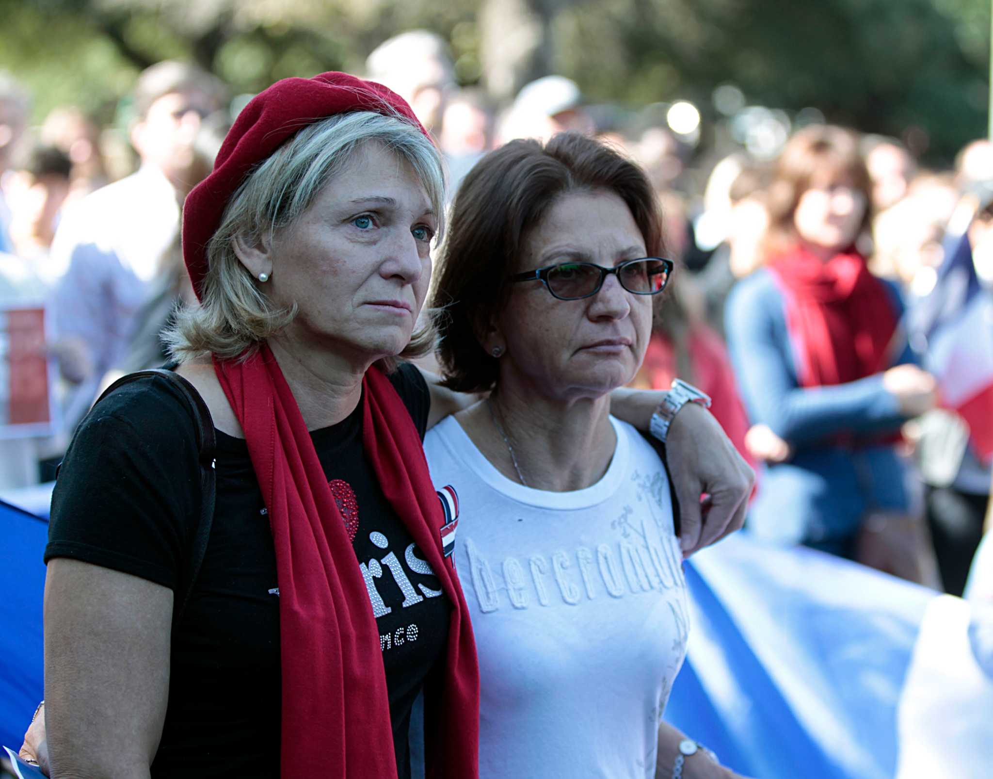 Houston's French community gathers at vigil