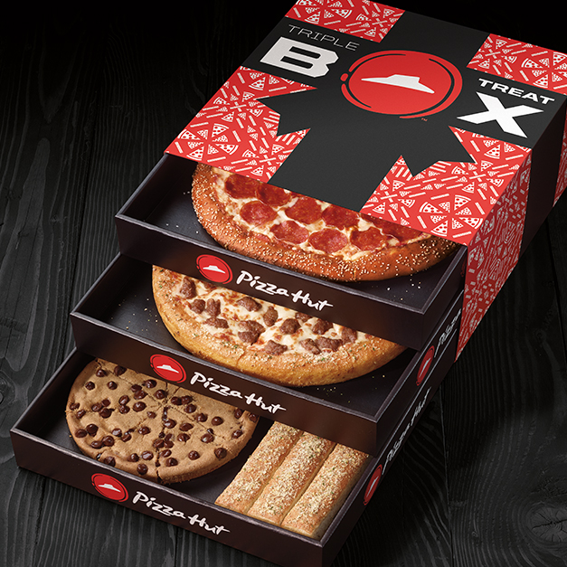 A Triple Treat for pizza lovers, all boxed up for the holidays