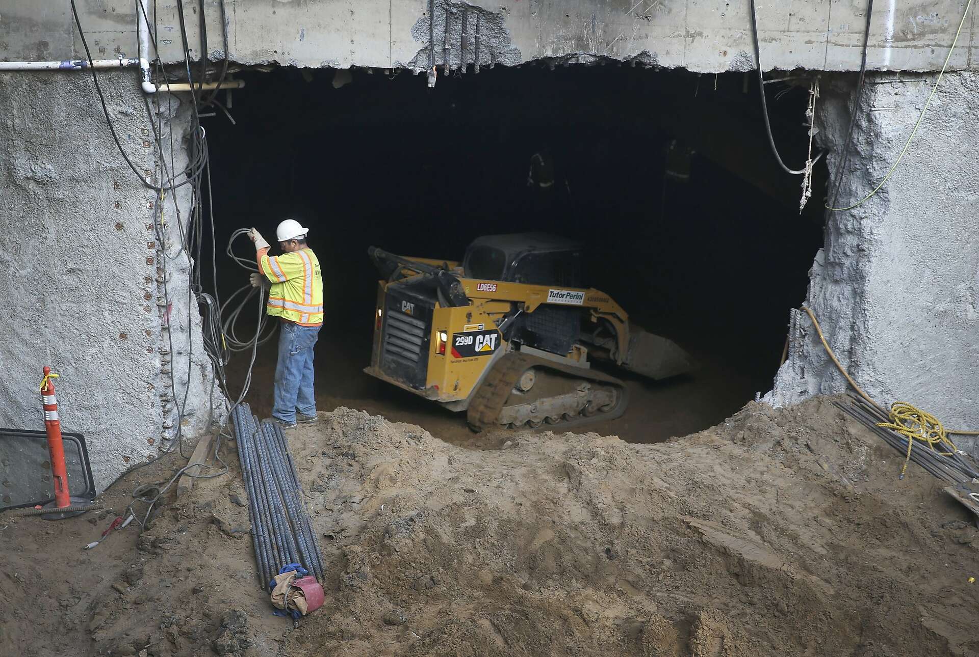 Central Subway project walking tour shows light at end of tunnel