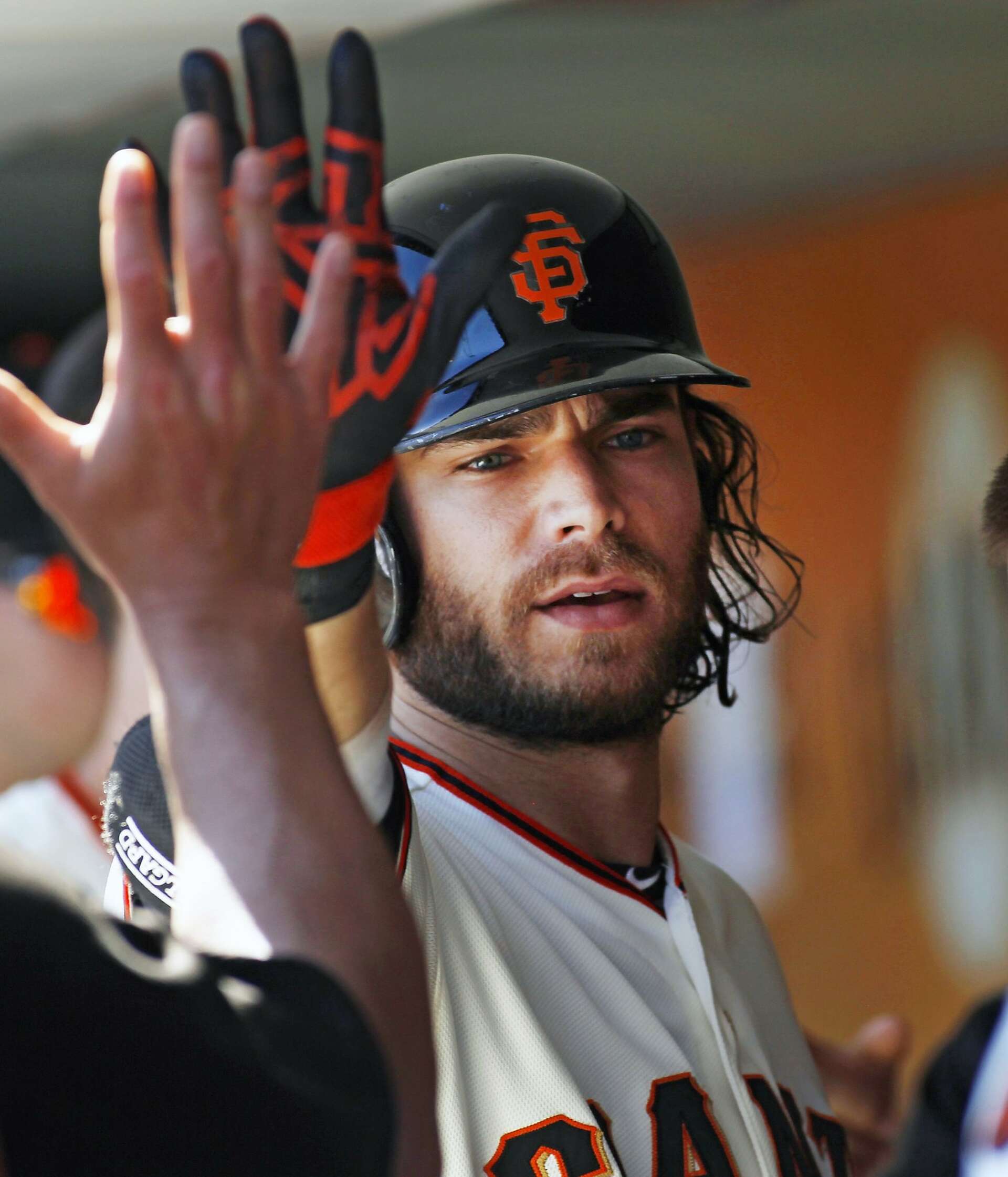 Brandon Crawford reenacts famous Candlestick Park photo in new ad