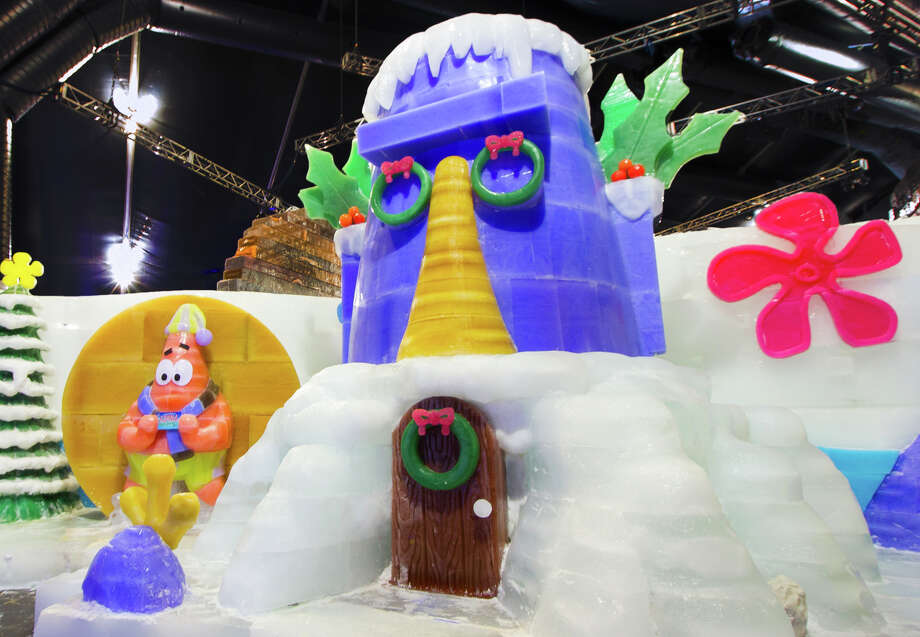 Galveston's Moody Gardens features SpongeBob at Ice Land - Houston ...