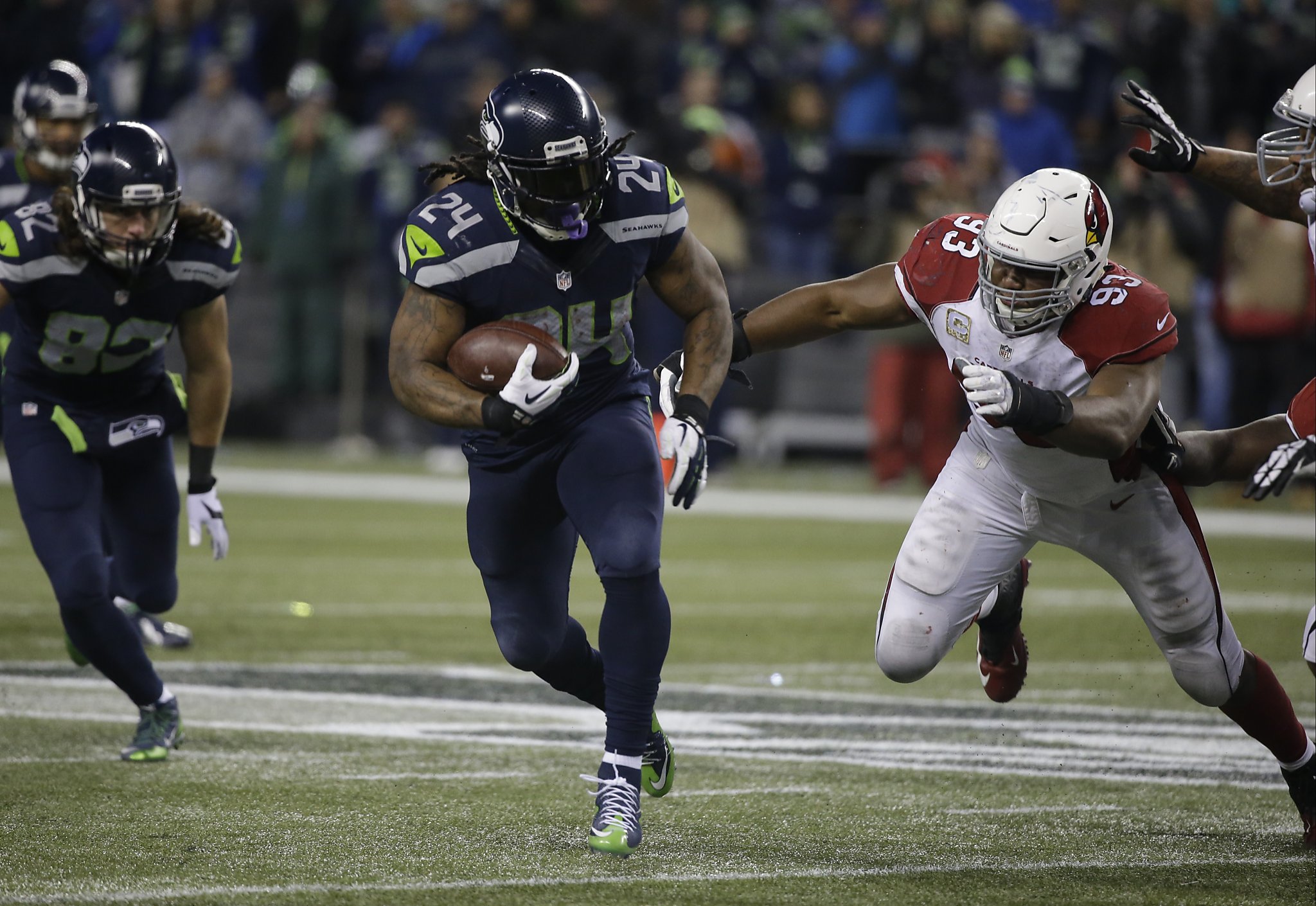 Seahawks’ Marshawn Lynch has thrived against 49ers