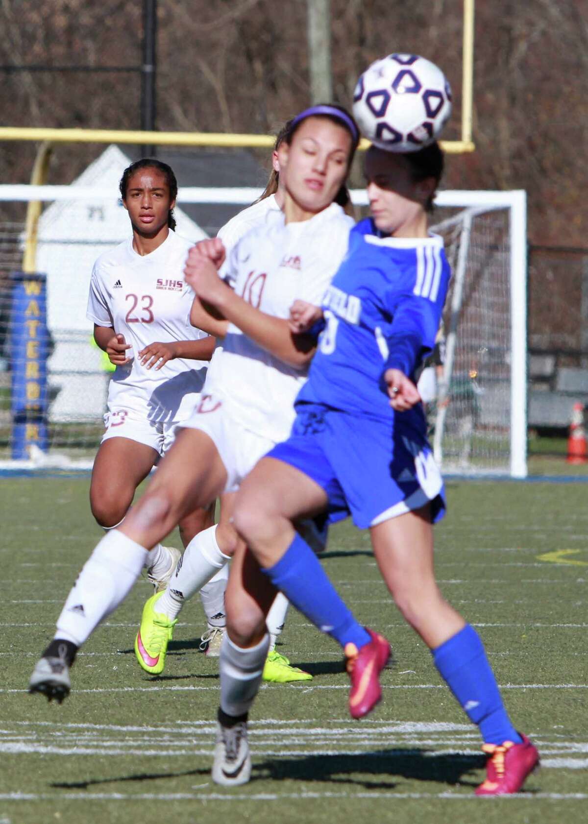 St. Joseph defeats Suffield in Class L girls soccer final