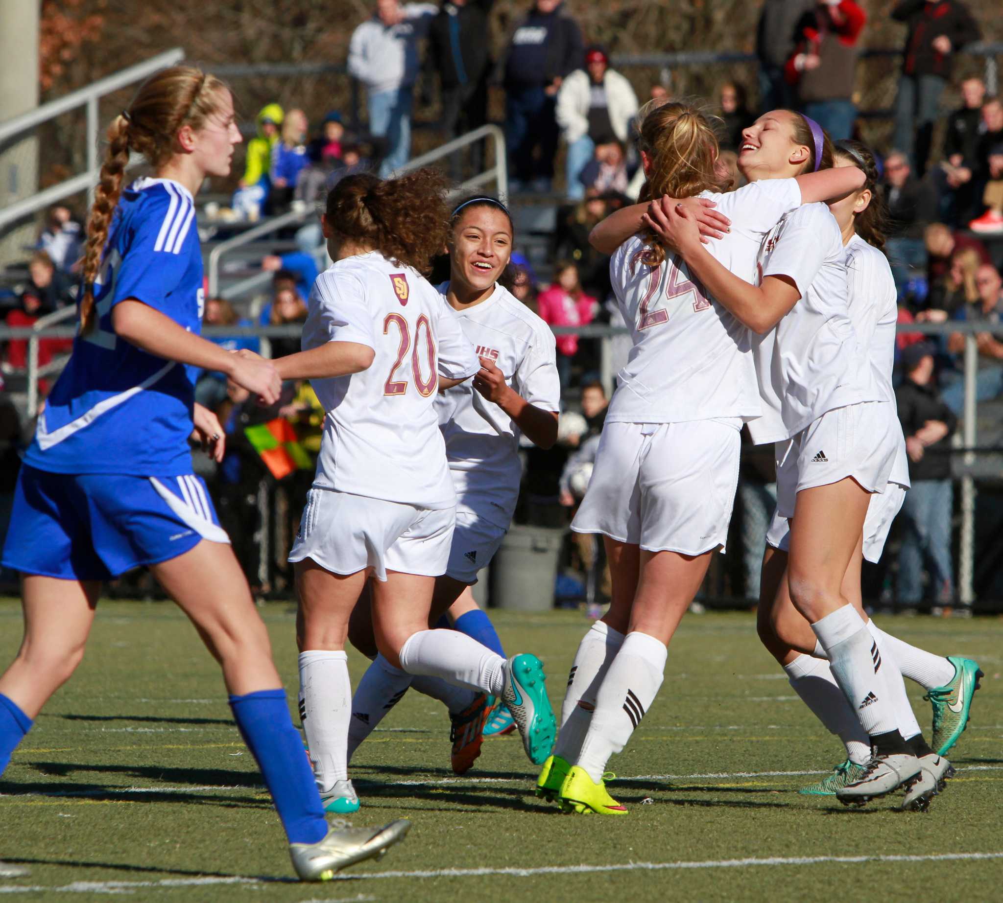 St. Joseph defeats Suffield in Class L girls soccer final