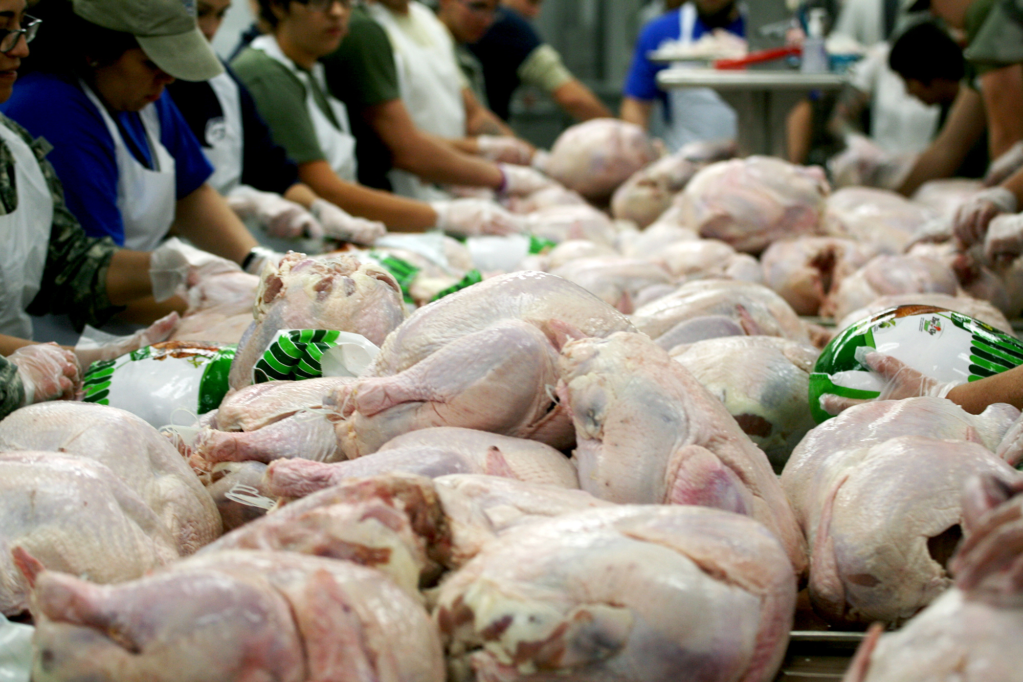 It takes an army of volunteers to make a big feast