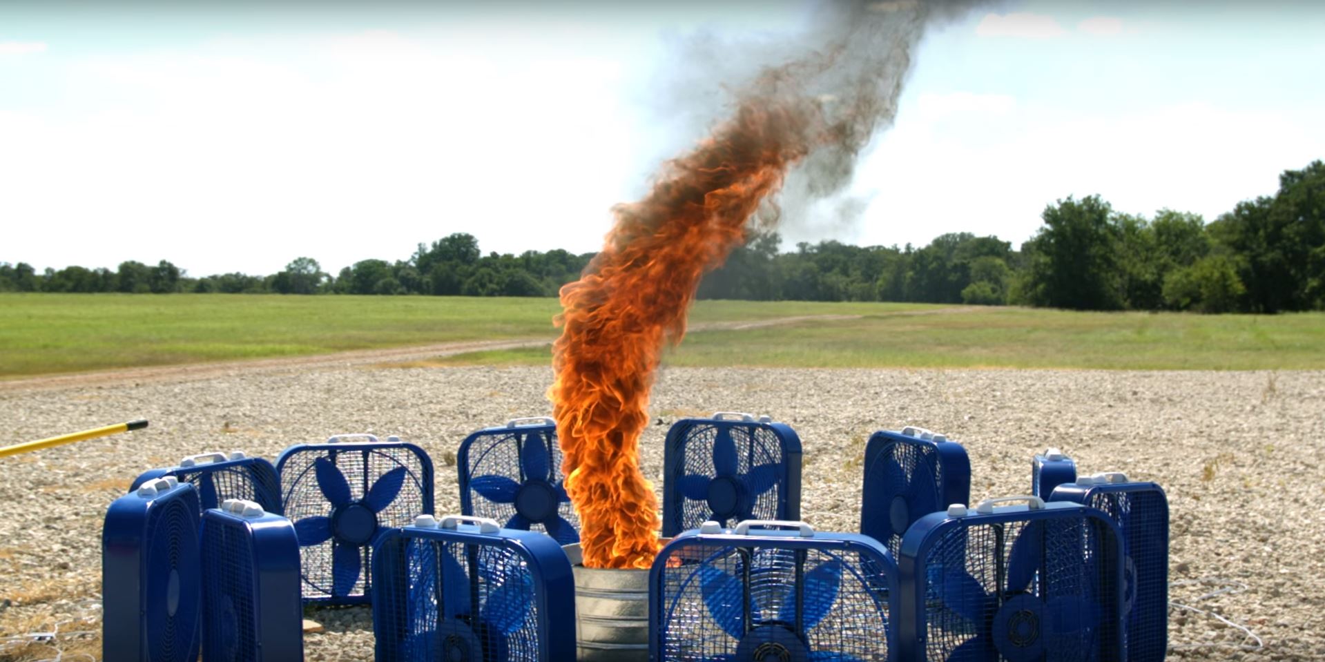 Video: 2 guys in Austin made a fire tornado and filmed it in slow motion