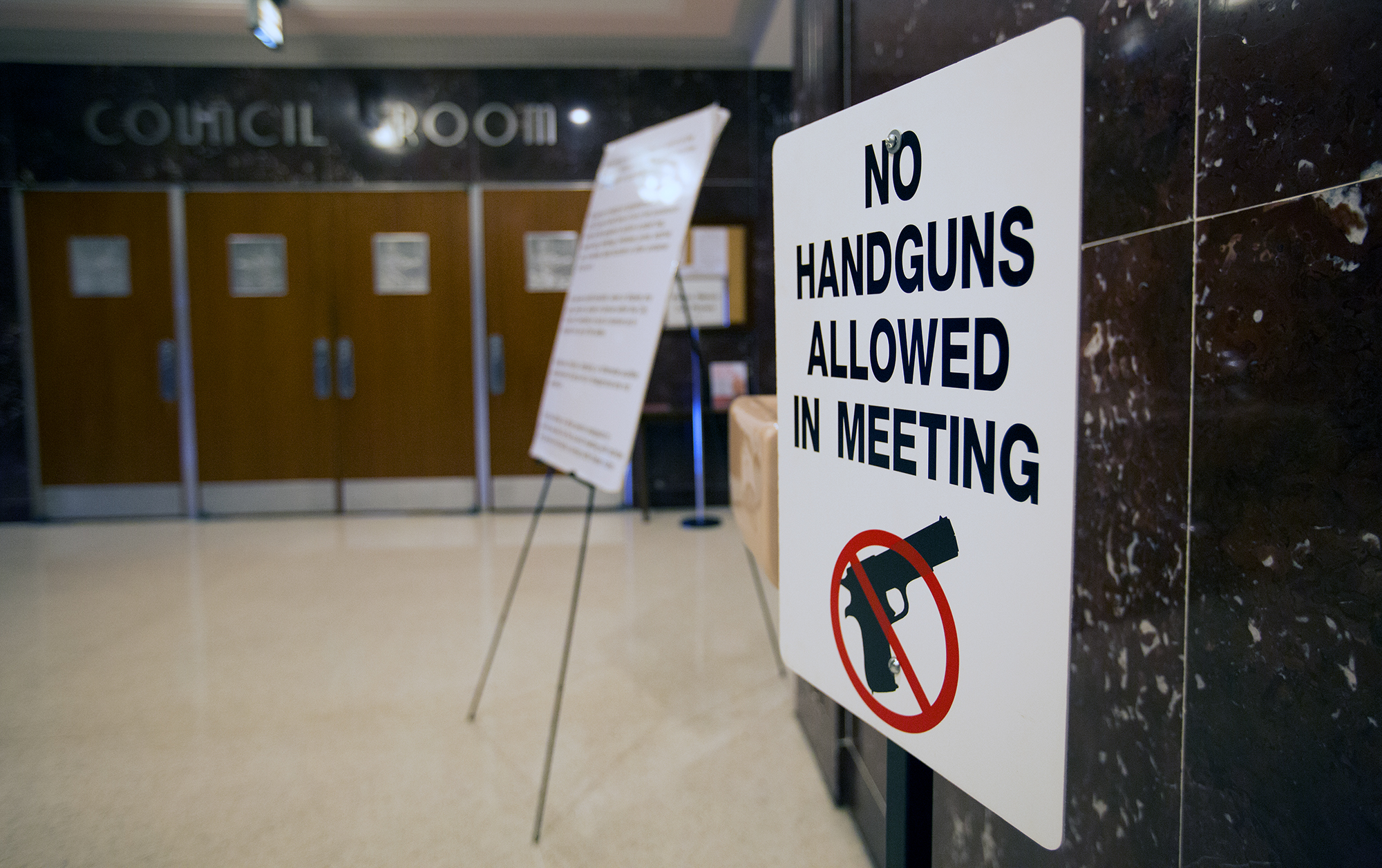 Questions over concealed weapons in government buildings remain