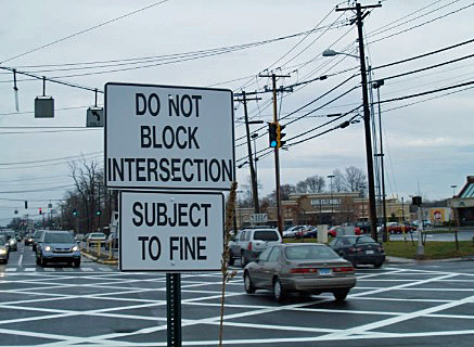 Milford police: Block intersections, get a ticket