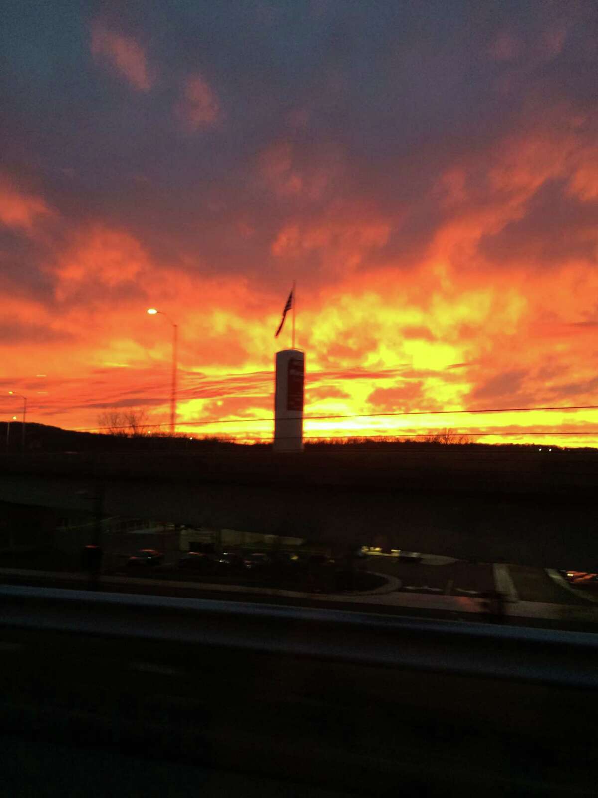 The reason behind that incredible Connecticut sunset