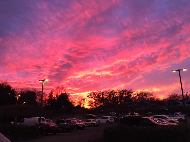 The reason behind that incredible Connecticut sunset