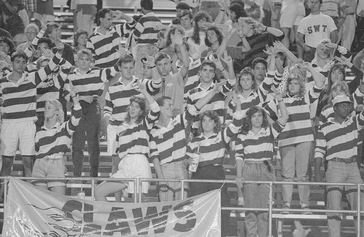 Texas State ‘80s photos show big hair prevailed with Bobcat pride