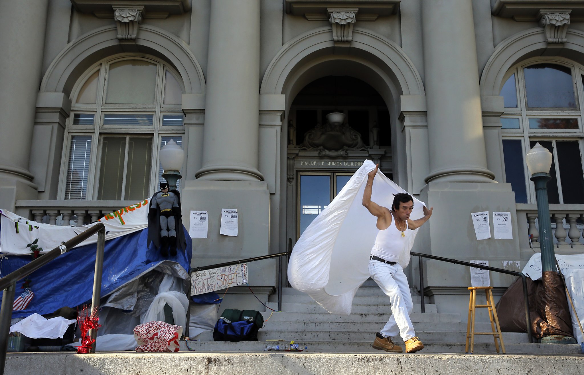 ‘Liberty City’ protesters jeer Berkeley’s new laws