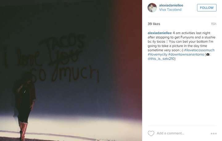 Ballapeno, Henry the Puffy Taco stop by ‘I love tacos so much’ wall for ...