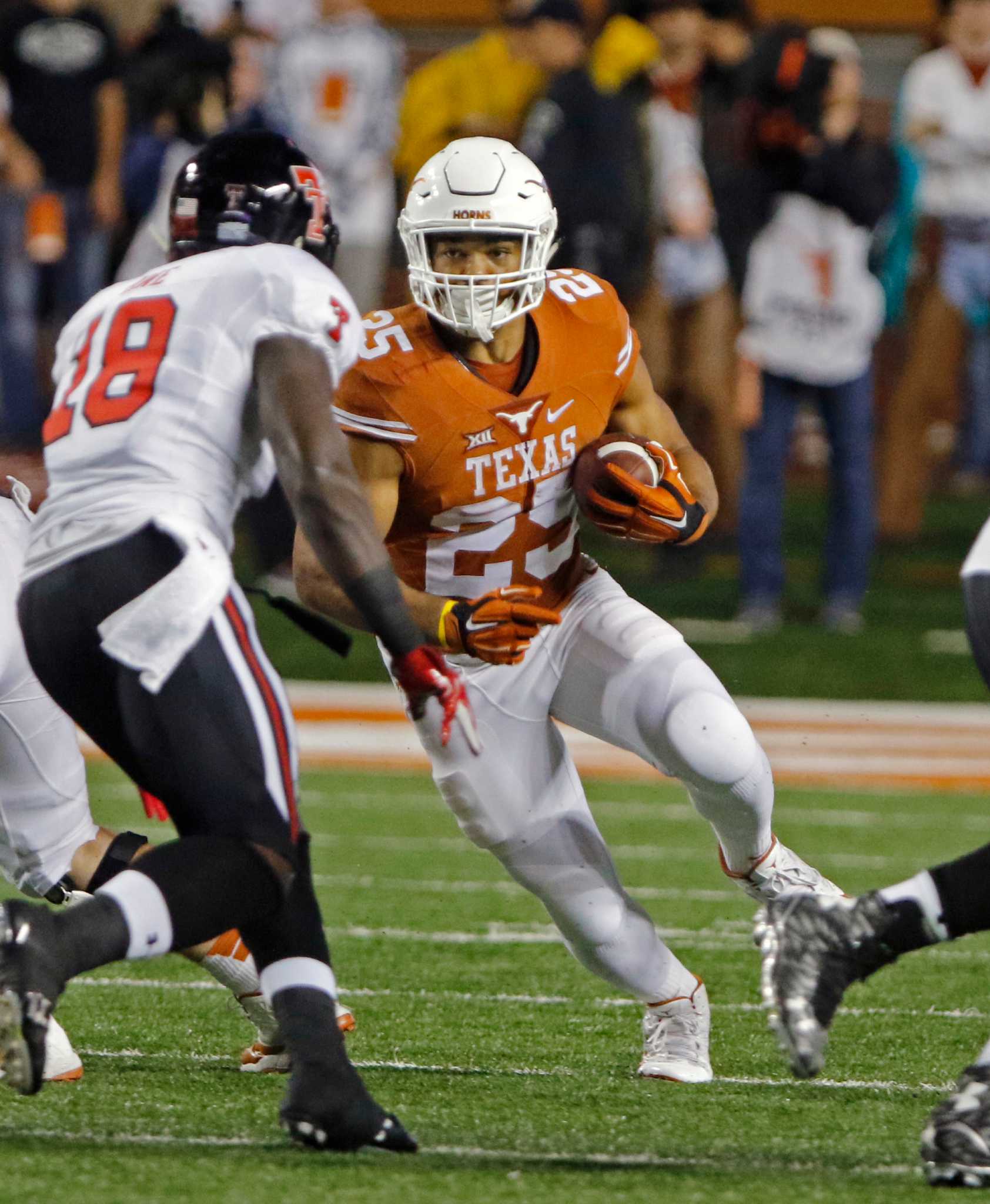 Chris Warren flipping the switch for Texas