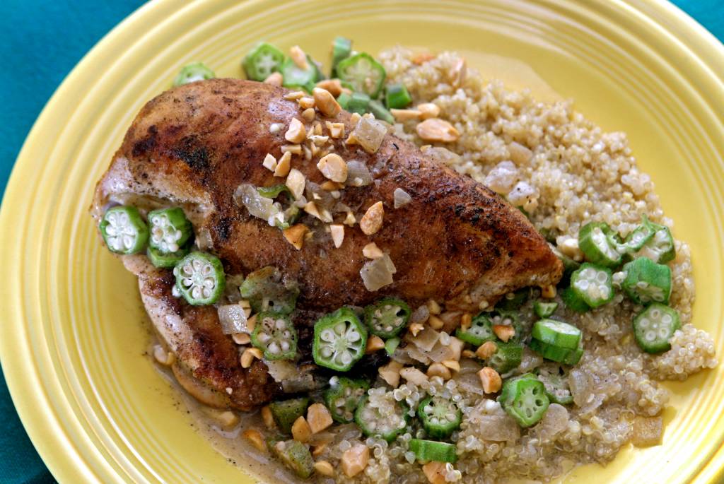 Brazilian flavors jazz up chicken