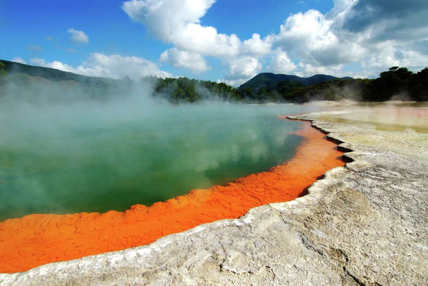 Stunning images of hot springs around the world