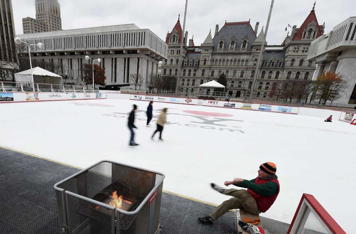 Empire State Plaza skating rink opens