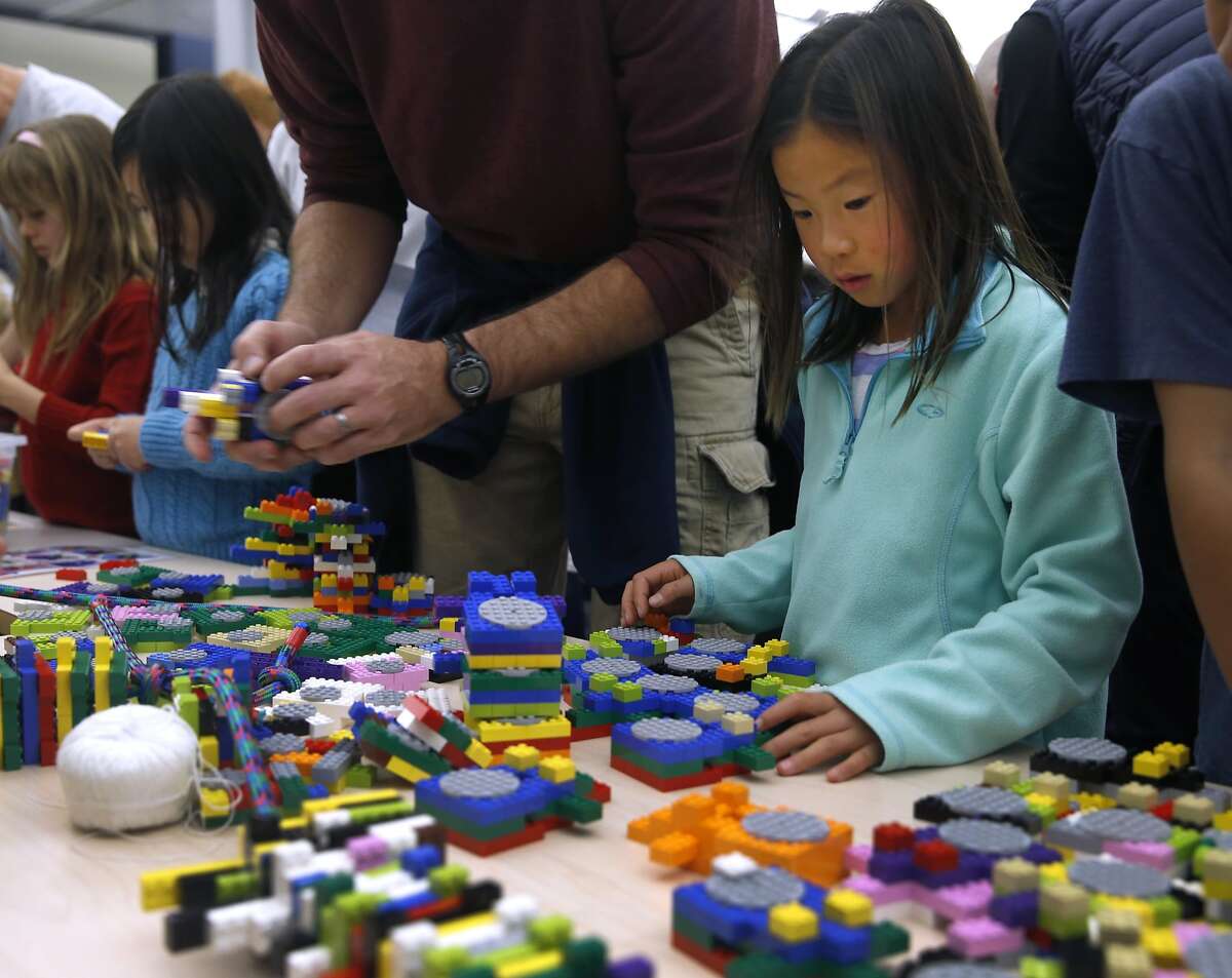 Kids use Legos at Stanford project to learn about tech education