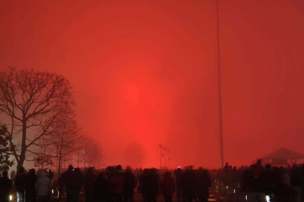 Photos: Christmas tree lighting at Empire State Plaza