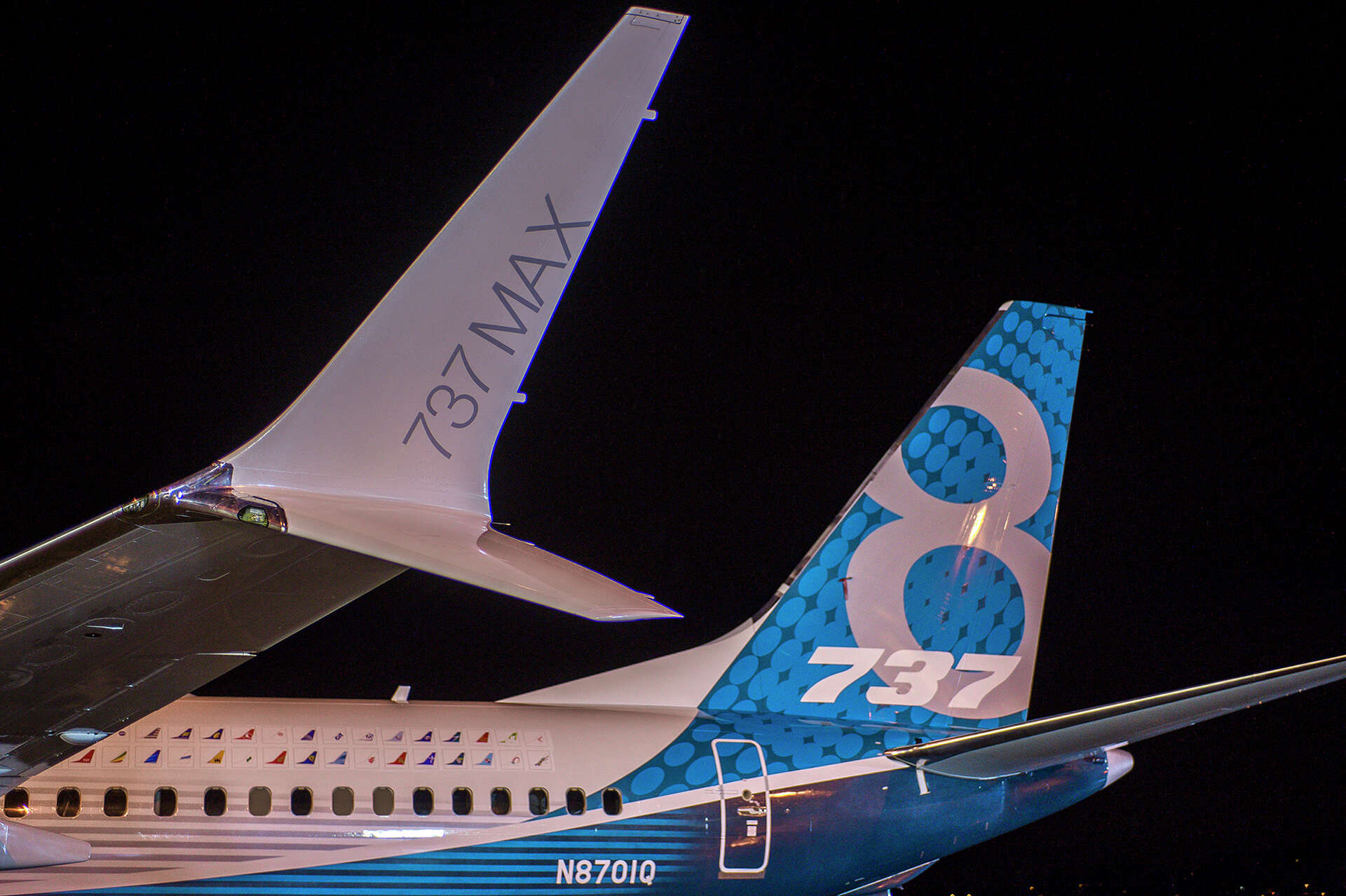 Photos: Boeing rolls out new 737 MAX 8 airplane