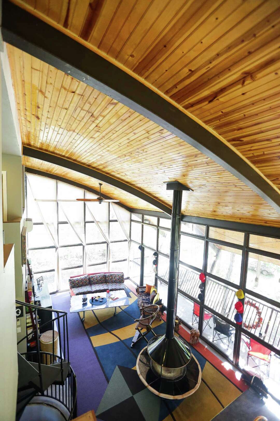 Couple builds a second home up among the treetops