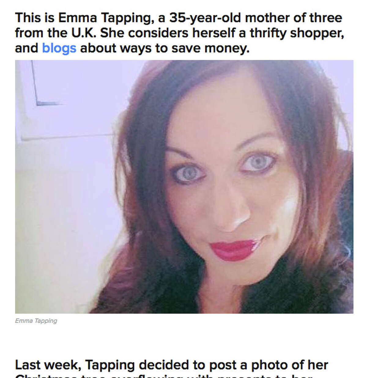 Facebook shames mom for her tree of overflowing presents