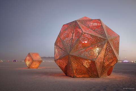 Geometric sculptures show another side of Islamic culture