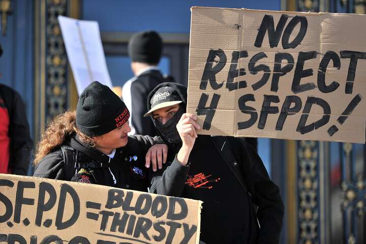 Hundreds of S.F. students protest police shooting