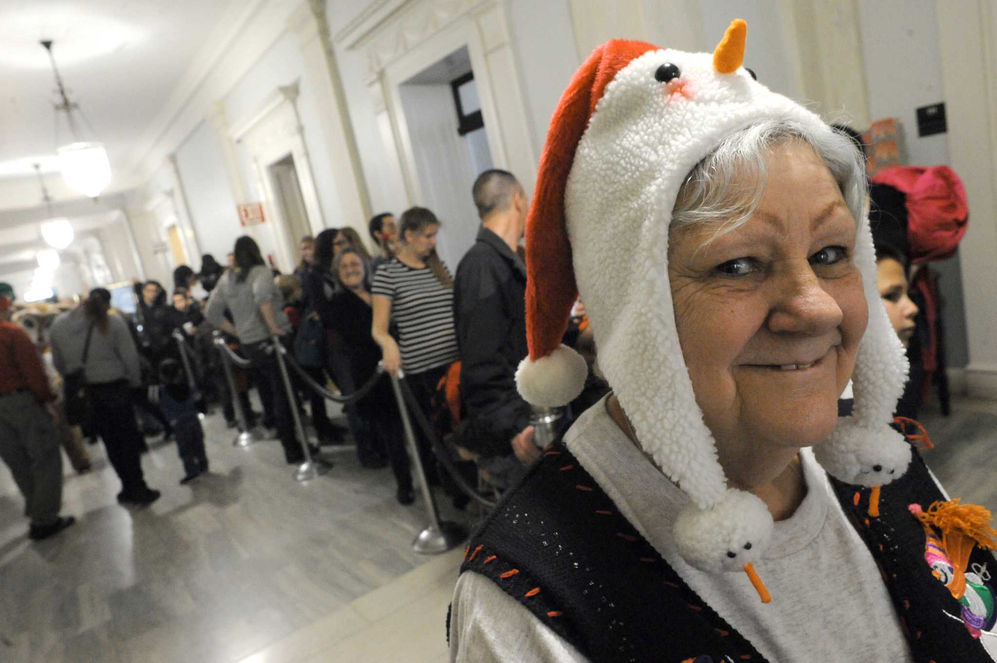 Smiles, tears for Santa in Schenectady