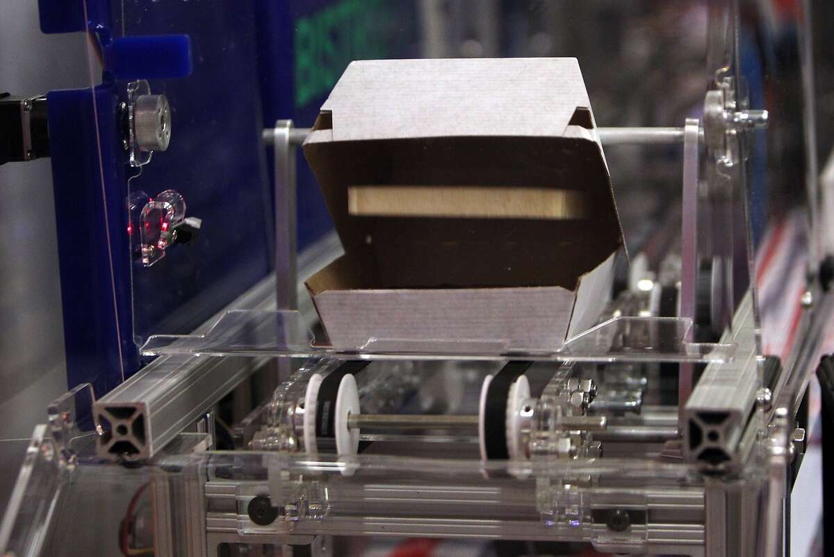 Sandwich machine of the future has a few bugs