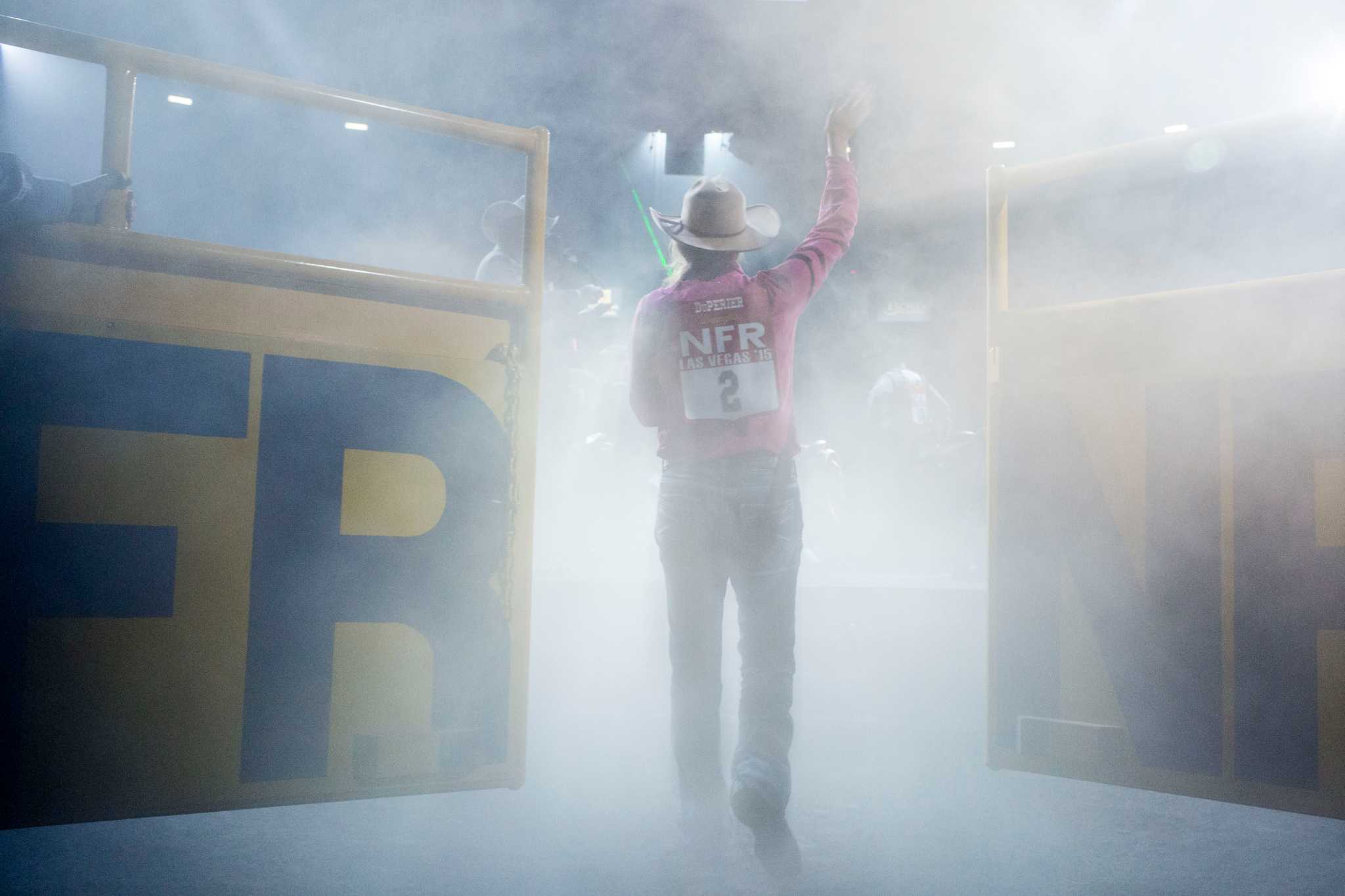 Prize mount brings home the gold buckle in barrel racing