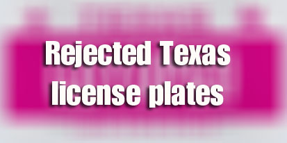 Here's how to become the only Texan with an 'Alamo' license plate